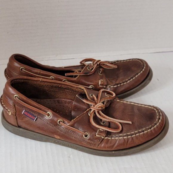 Sebago | Shoes | Mens Sebago Docksides Brown Loafers 2 Eye 72743 Shoes ...